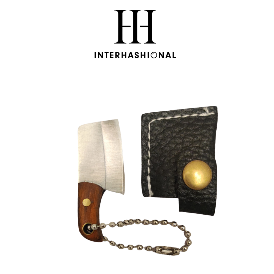 INTERHASHIONAL - MINIATURE KEYCHAIN - HATCHET / WOOD – Interhashional